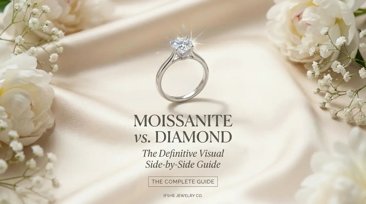 Moissanite vs. Diamond: The Definitive Visual Side-by-Side Guide – IfShe
